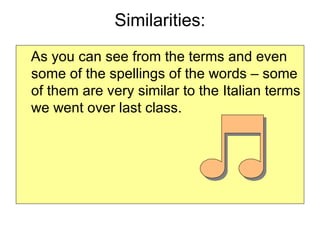 German & French Tempo Terms | PPT