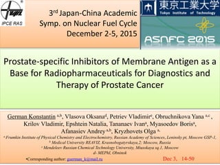 German pres2-prostate membrane antigen | PPT