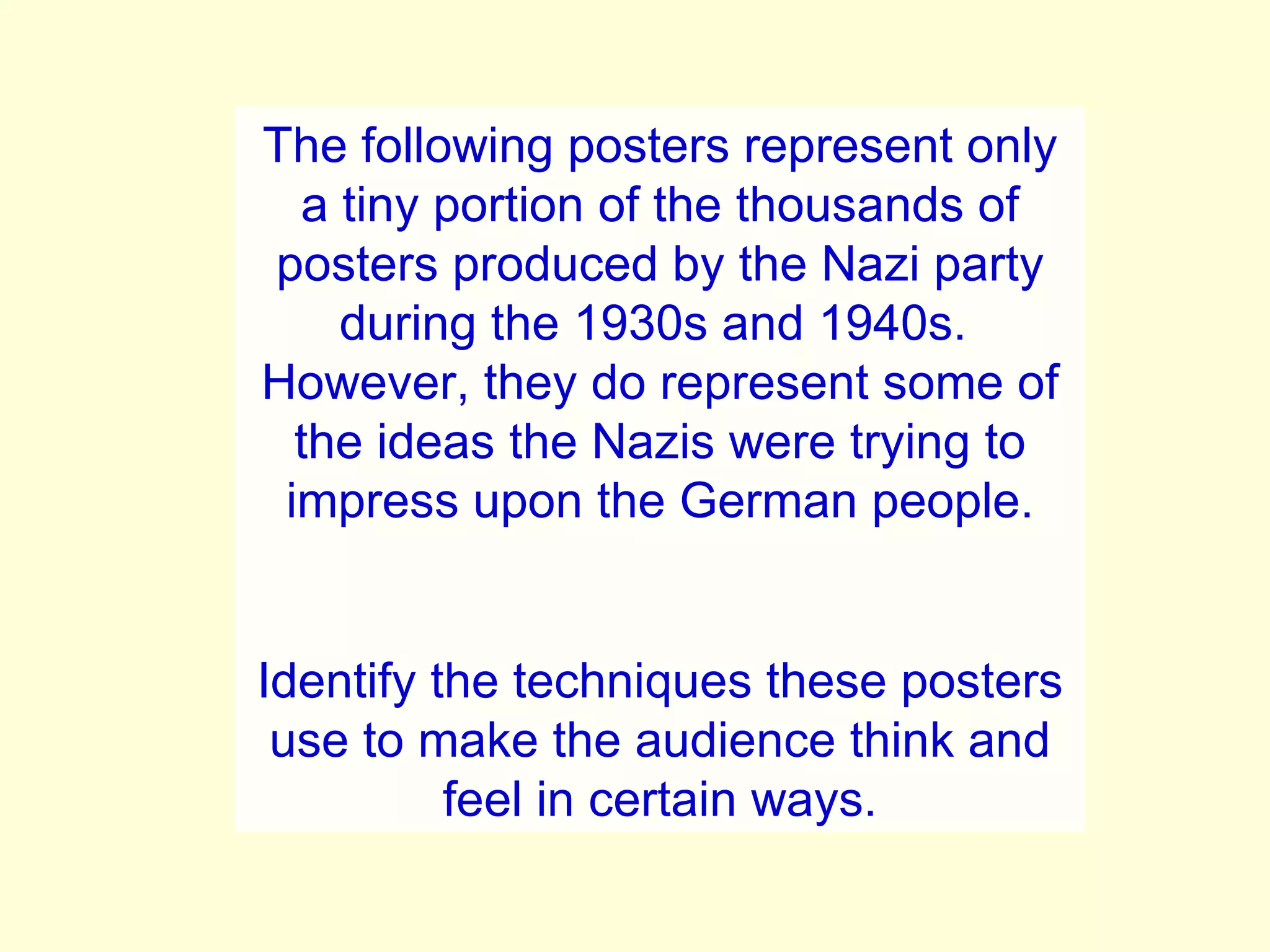 German Propaganda Posters | PPT