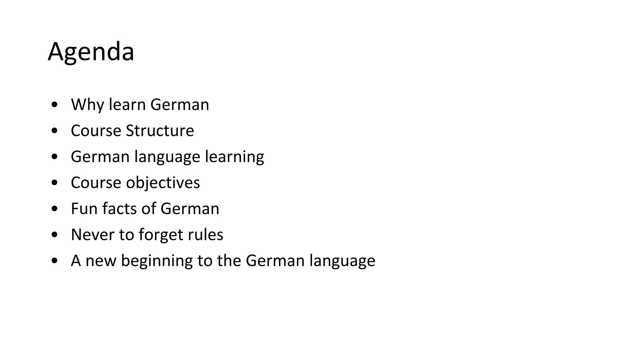 German A1 Intro | PPTX