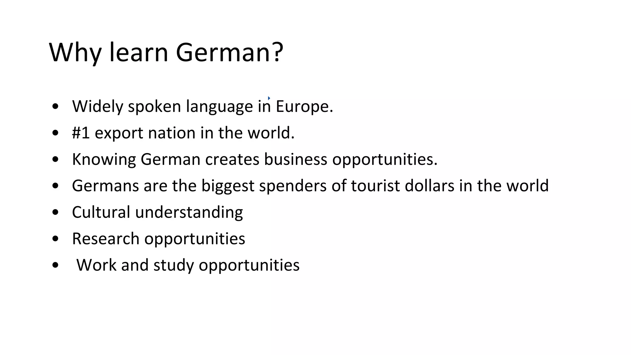 German A1 Intro | PPTX