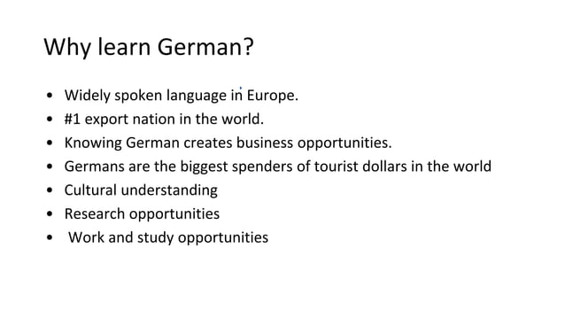 German A1 Intro | PPTX