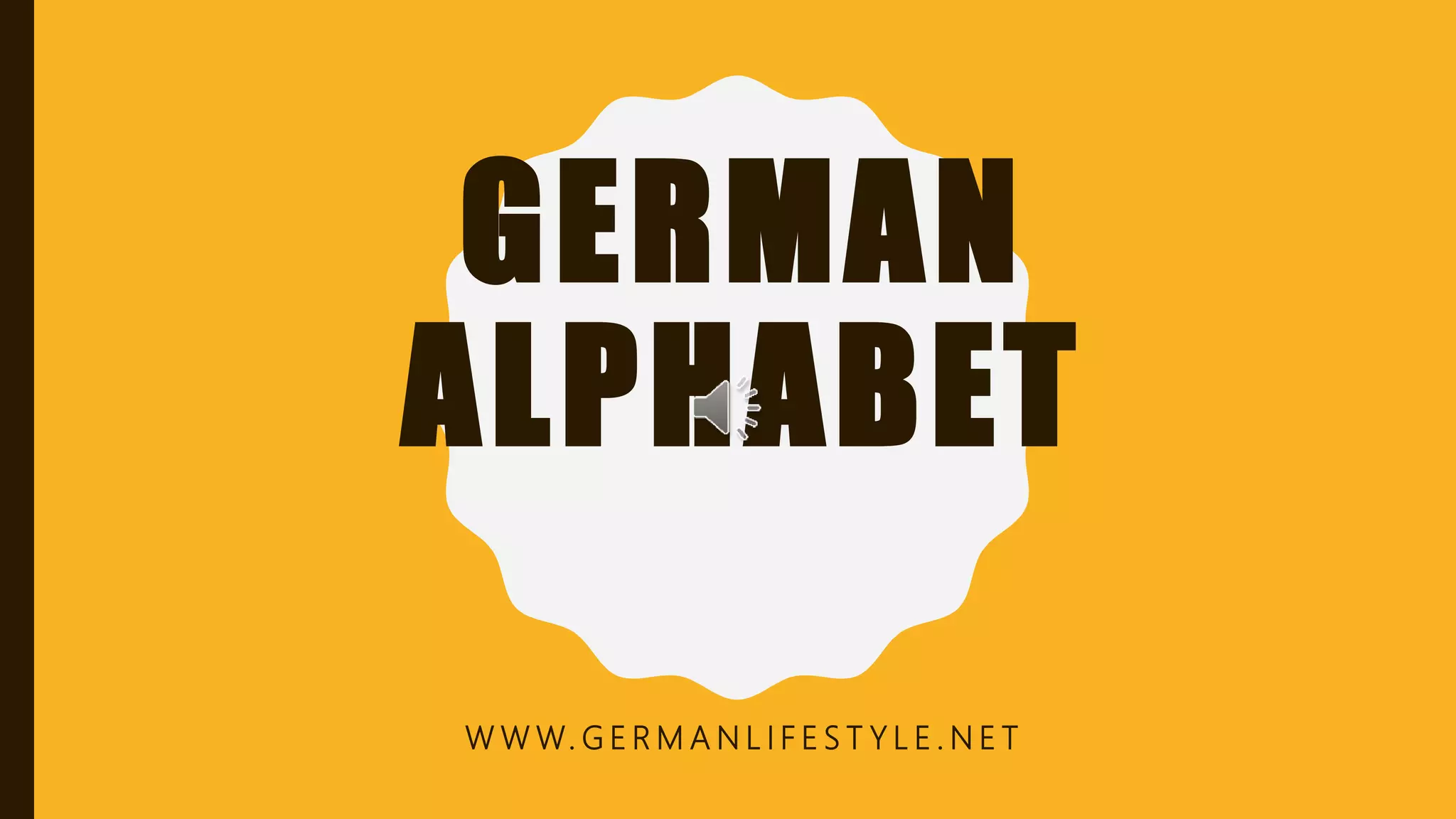 German alphabet with sound | PPT