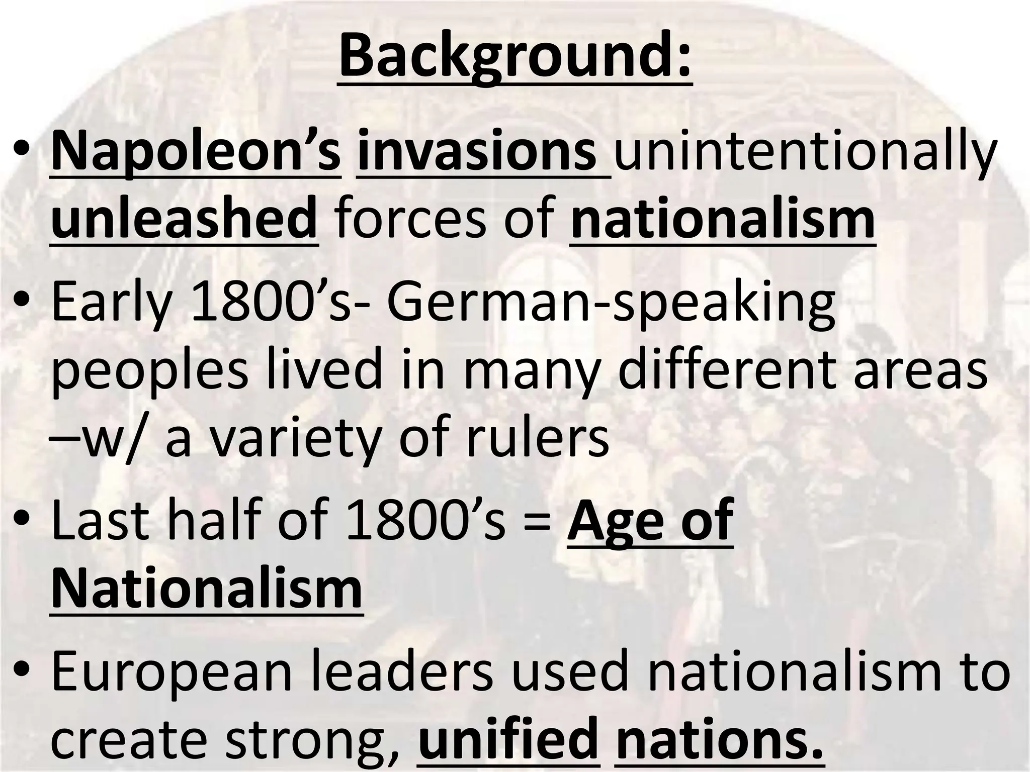 German and Italian Unification.ppt: Explains the formation of both ...