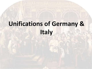 German and Italian Unification.ppt: Explains the formation of both ...