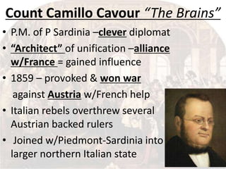 German and Italian Unification.ppt: Explains the formation of both ...