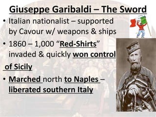 German and Italian Unification.ppt: Explains the formation of both ...
