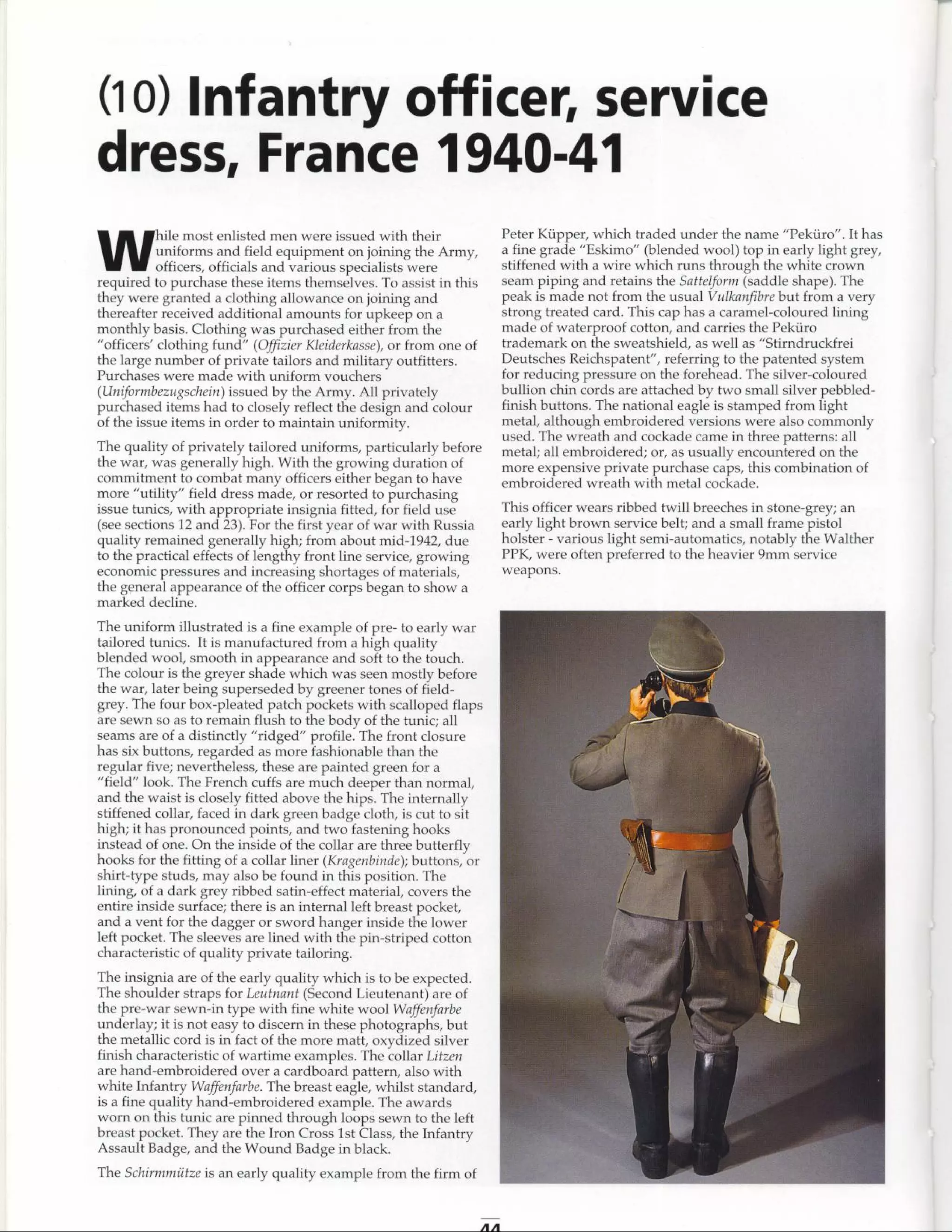 German army uniforms of WW2 in color | PDF