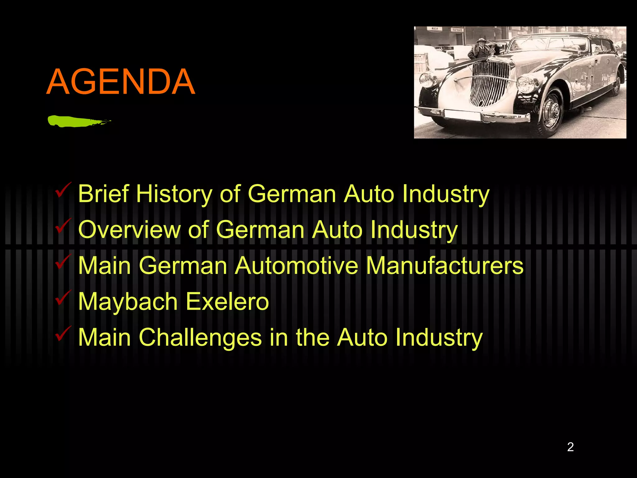 German Auto Industry Final | PPT