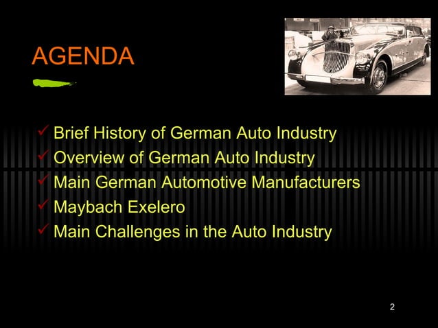 German Auto Industry Final | PPT
