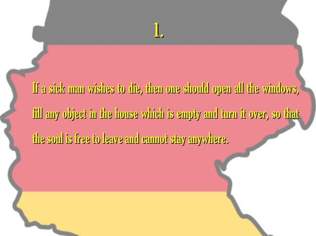 German folk beliefs and superstitions | PPT