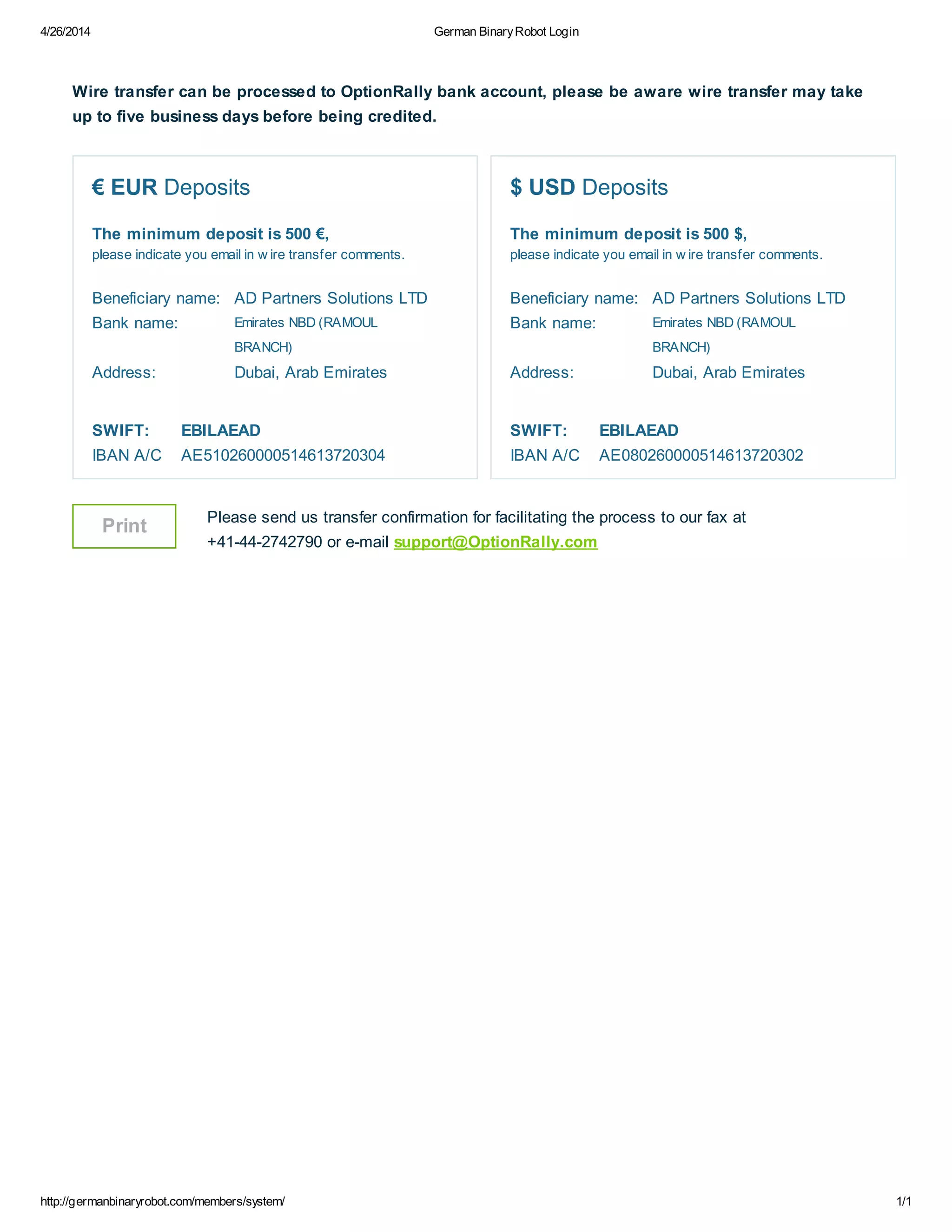 German binary robot login | PDF