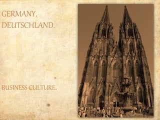 German business culture | PPTX