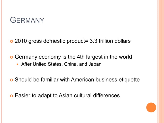 German business etiquette | PPTX