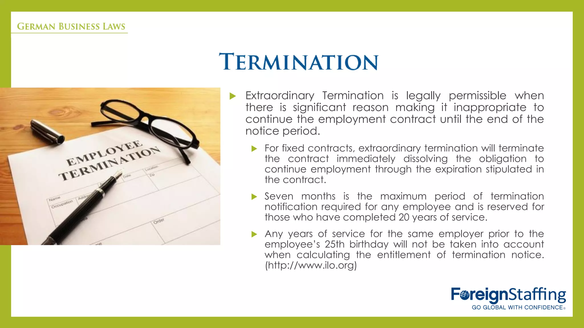 German Labor Laws | PDF