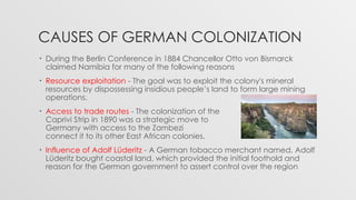German colonization of Namibia.pptx pres | PPTX
