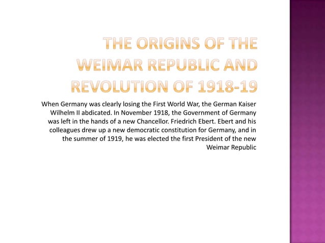 German depth study IGCSE | PPTX