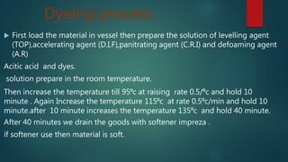 German dyeing Internship Report | PPTX