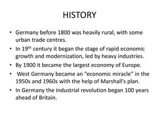 German economy | PPTX