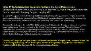 German elections 1930 to 1938 | PDF