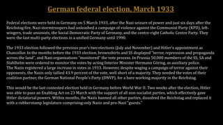 German elections 1930 to 1938 | PDF
