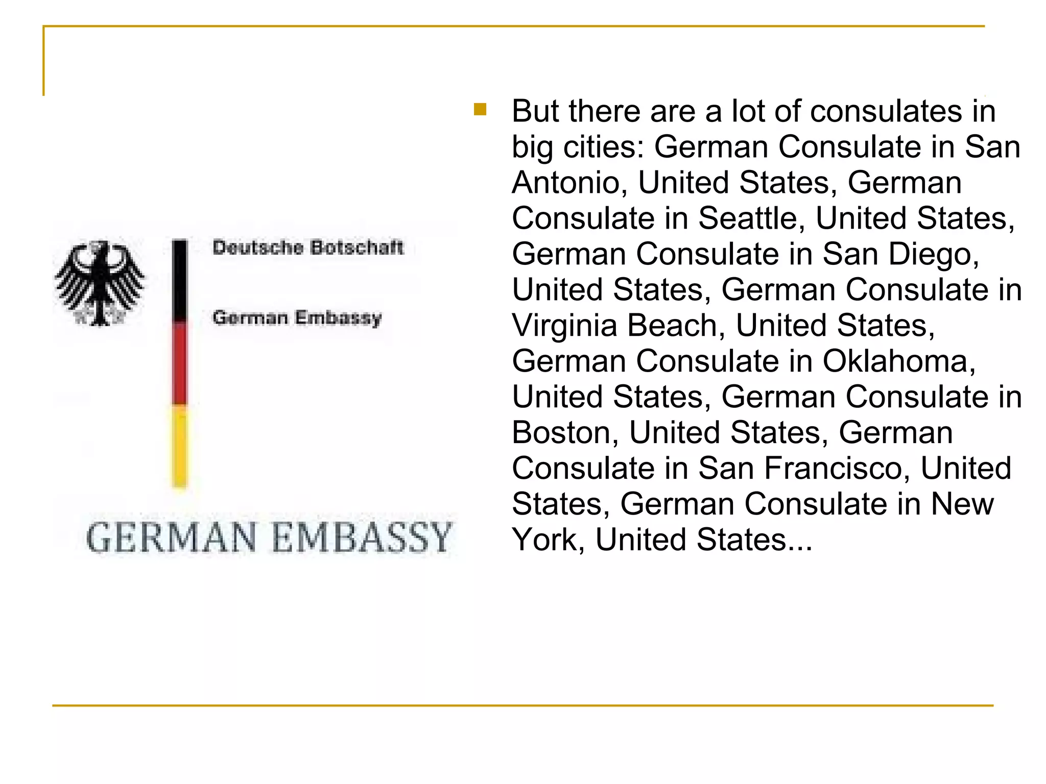 German Embassy in Singapore: What’s difference between Embassy ...