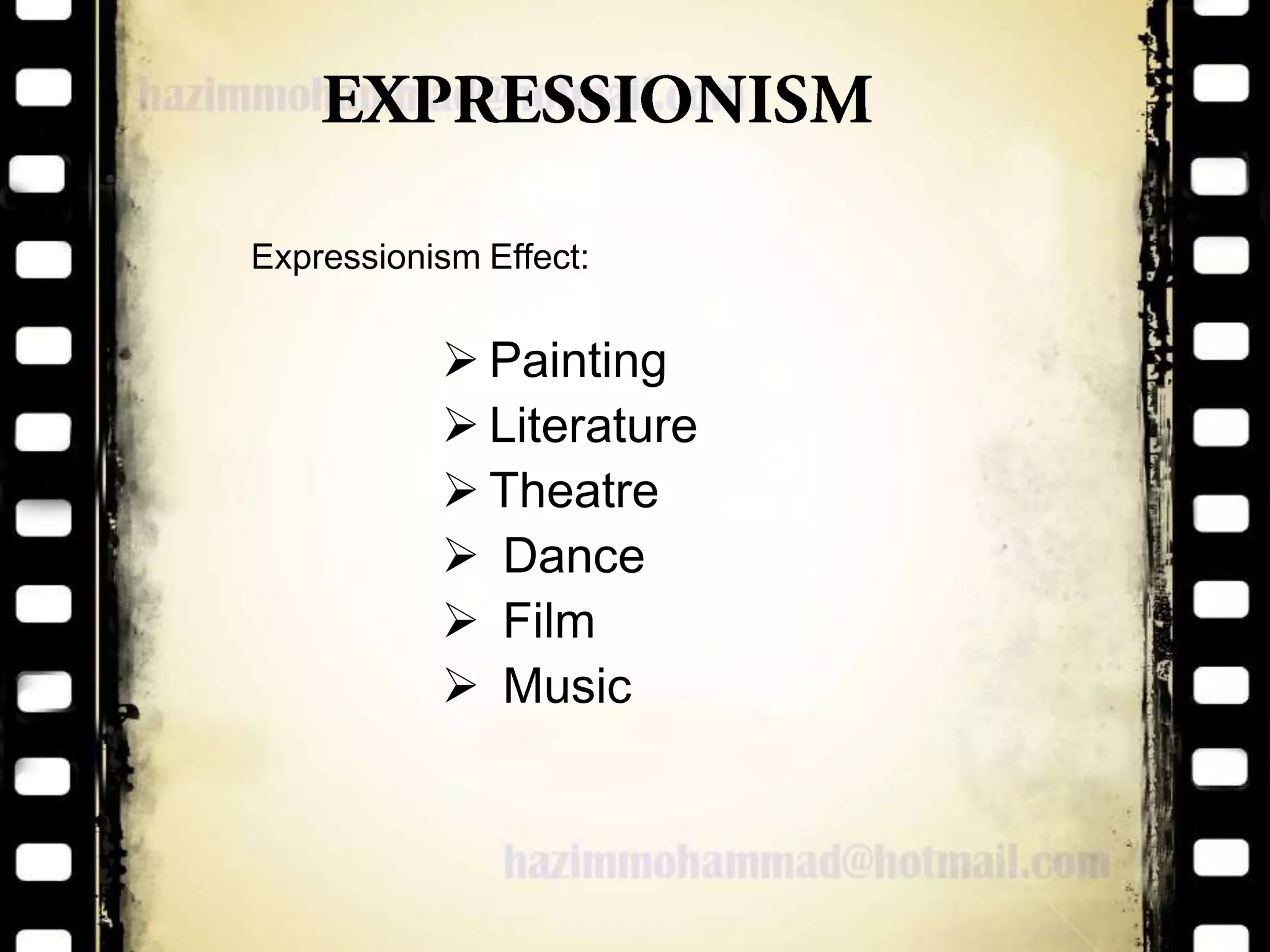 German expresionism (1919 24) | PPTX