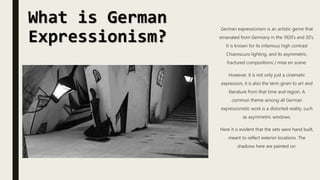 German expressionism | PPTX | Fine Art