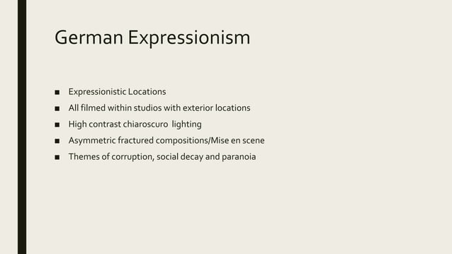 German Expressionism | PPT