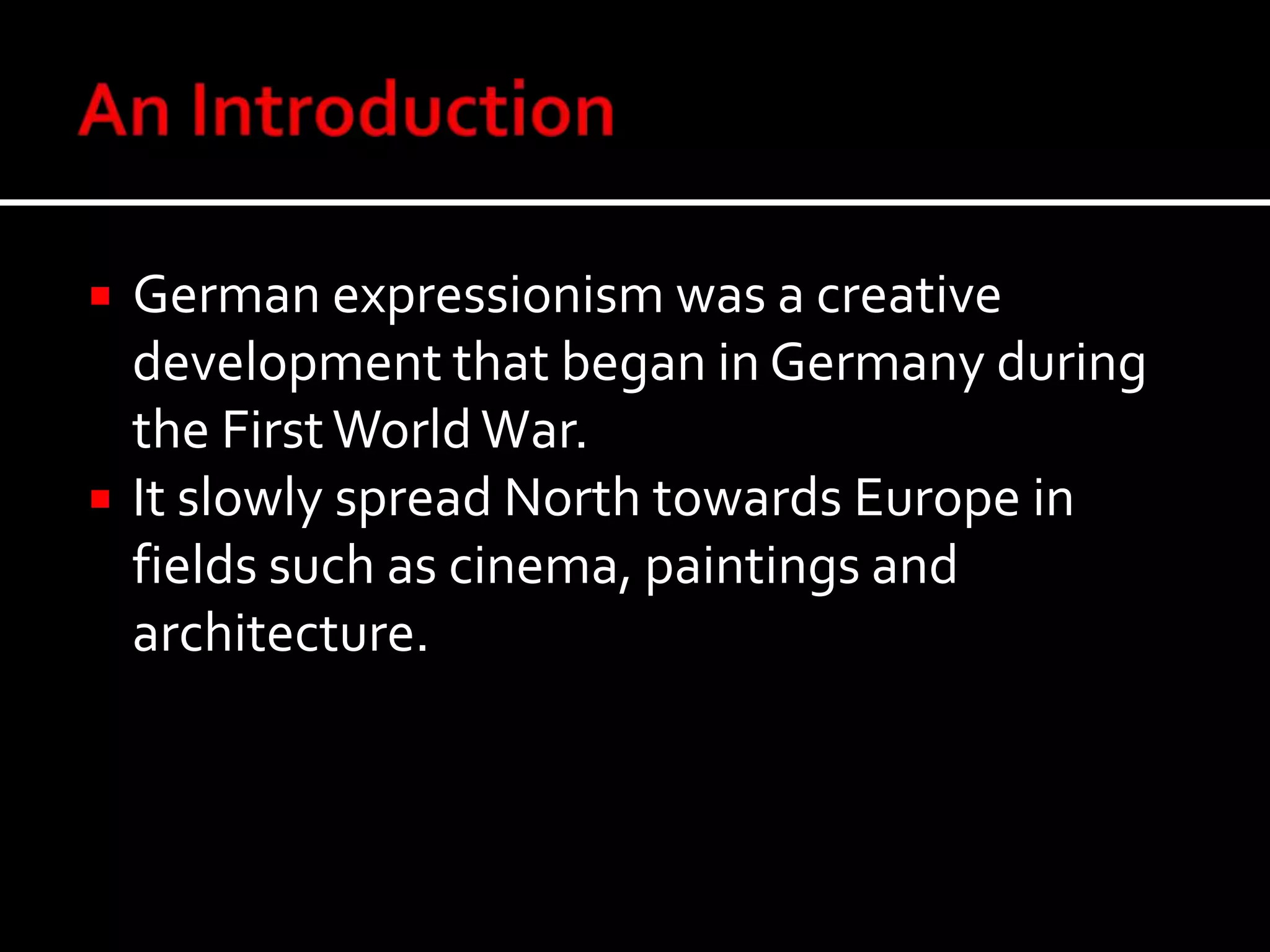 German Expressionism | PPTX