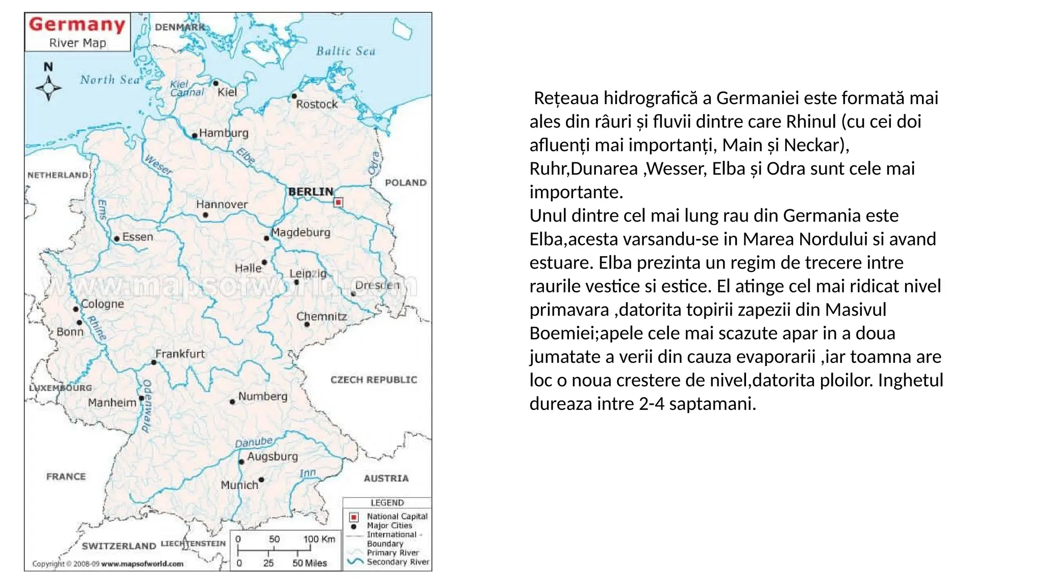 Proiect pe Germania clima, vegetatie, localizare | PPTX