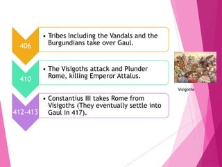 Germanic invasions timeline | PPTX