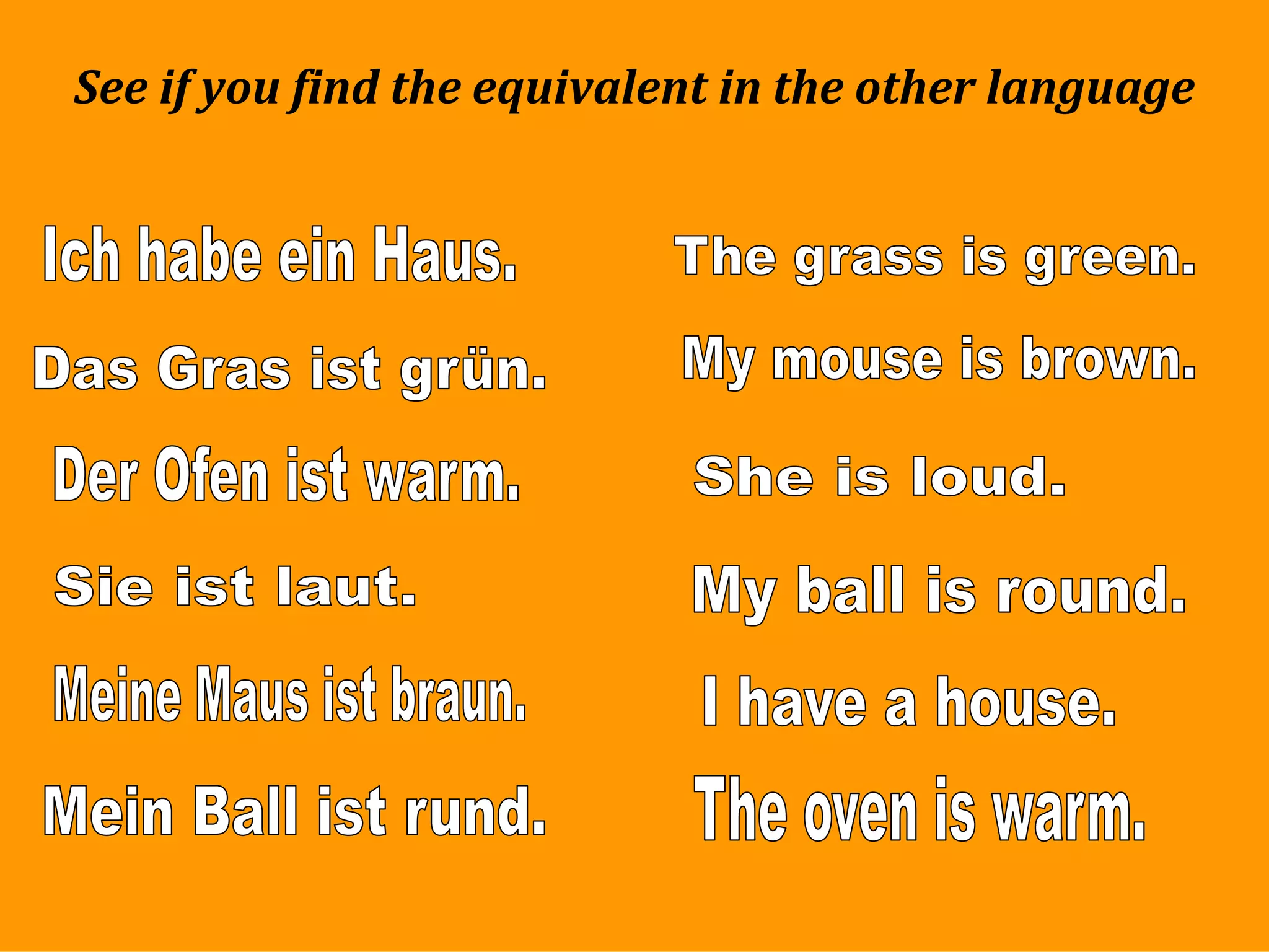 A1/1 An Introductory Lesson to German (for speakers of English) | PDF