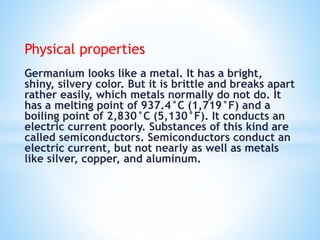 Germanium | PPTX