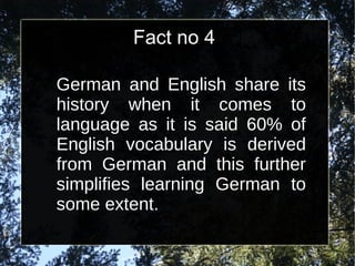 Interesting Facts About German | ODP