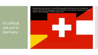 German language | PPTX