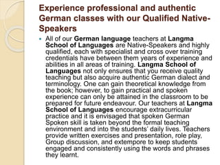 Online German Language Course | Best German Language Institute | German ...