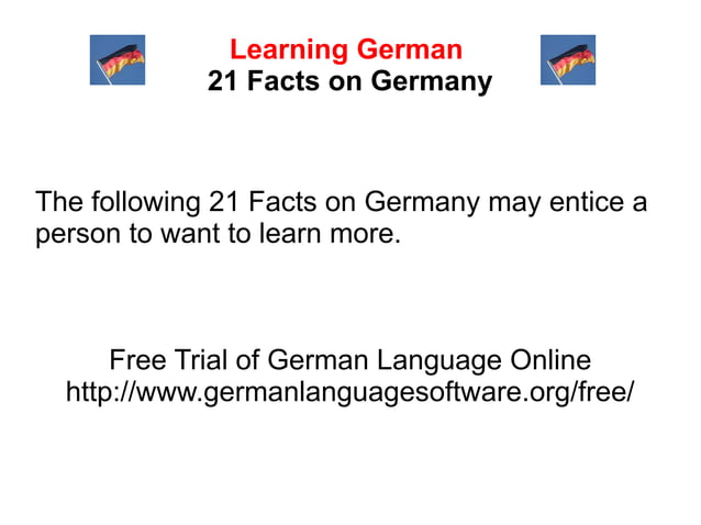 21 Interesting Germany Facts | PDF