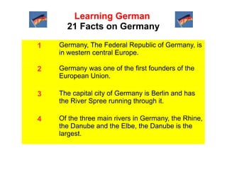 21 Interesting Germany Facts | PPT
