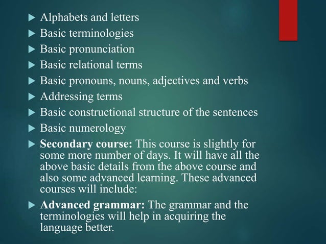 German language classes | PPTX | Education