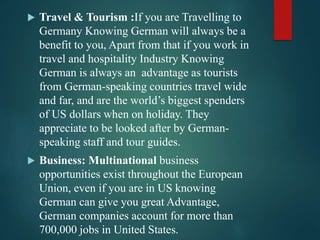 German language classes | PPTX