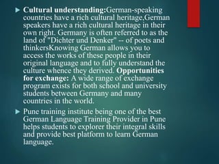 German language classes | PPTX