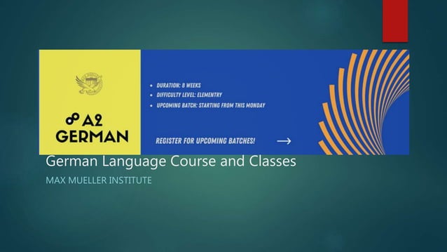 A2 Level of German Language Course | German Language Course and Classes ...
