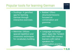Learn German Language Courses from the experts | PPT