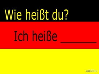 German lesson 1 | PPTX