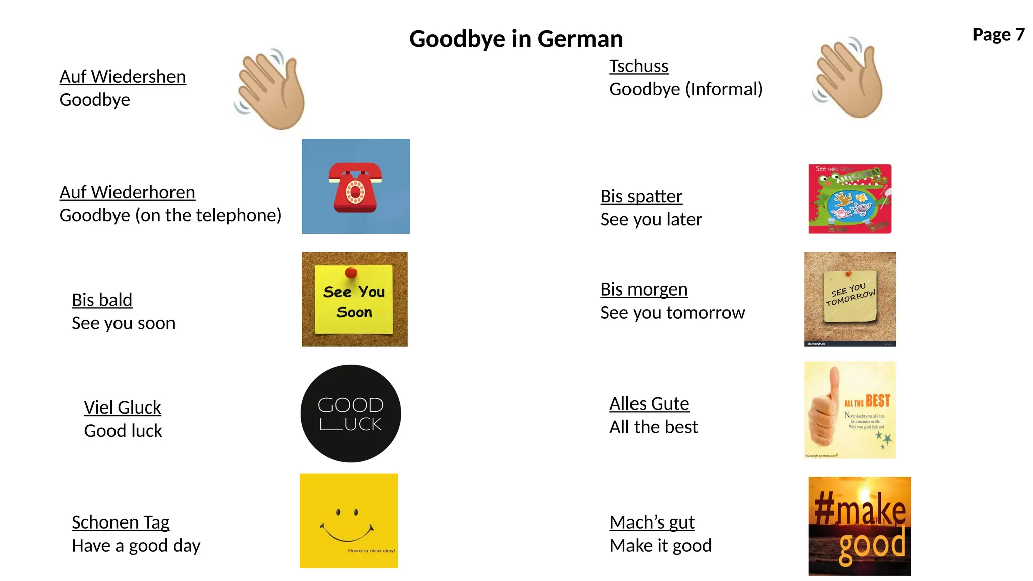 German Study Guide Level 1 Unit 1 Pt 2 Powerpoint | PPT