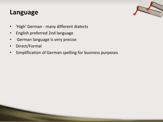German mindset | PPT