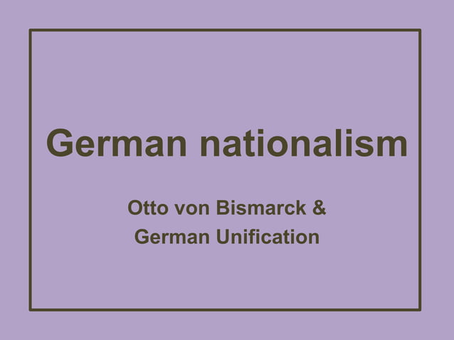 German & Italian Unification | PPT