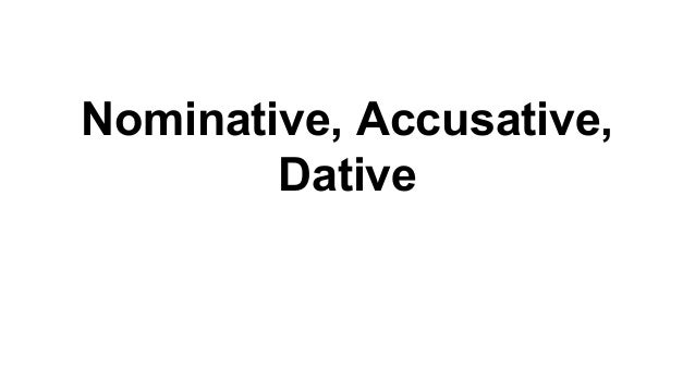 German grammar nominative accusative dative genitive - clevelandbasta