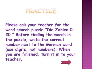 German numbers 11 20(1) | PPTX